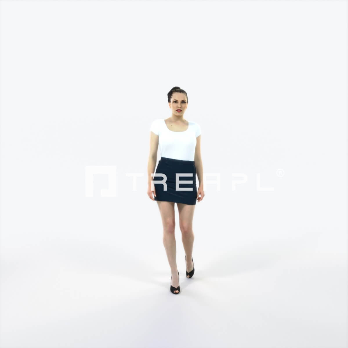 Dream 10K walking Casual Woman - 3D Model by Treapl
