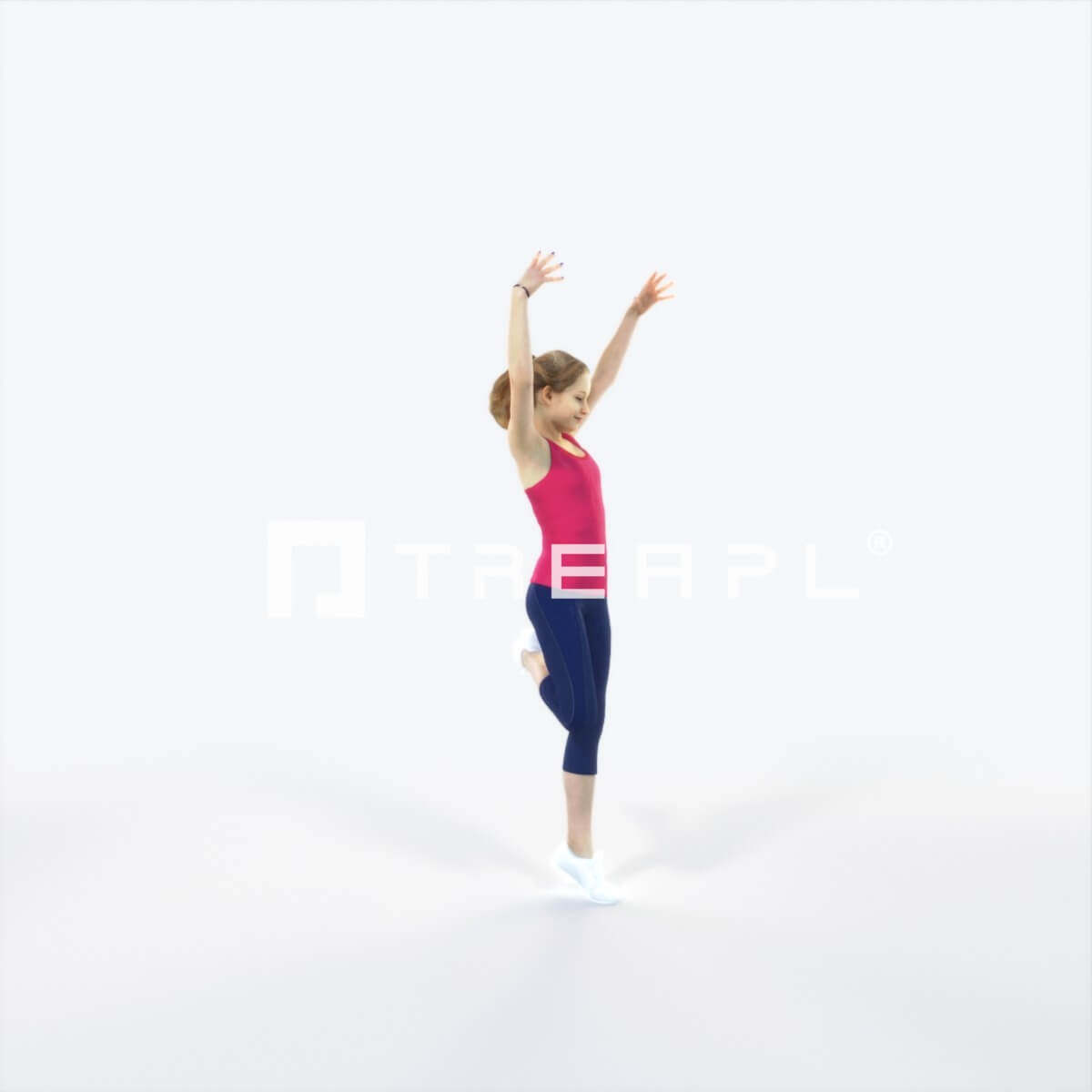 Essence 08I Dancing Summer Sports Teenage Girl - 3D Model by Treapl