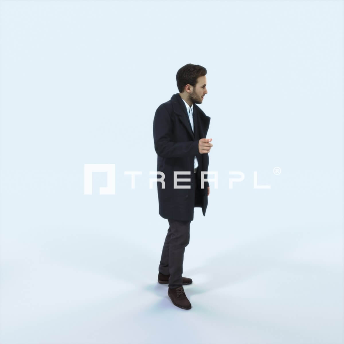 Flow 092G walking Elegant Man (8k Textures) - 3D Model by Treapl
