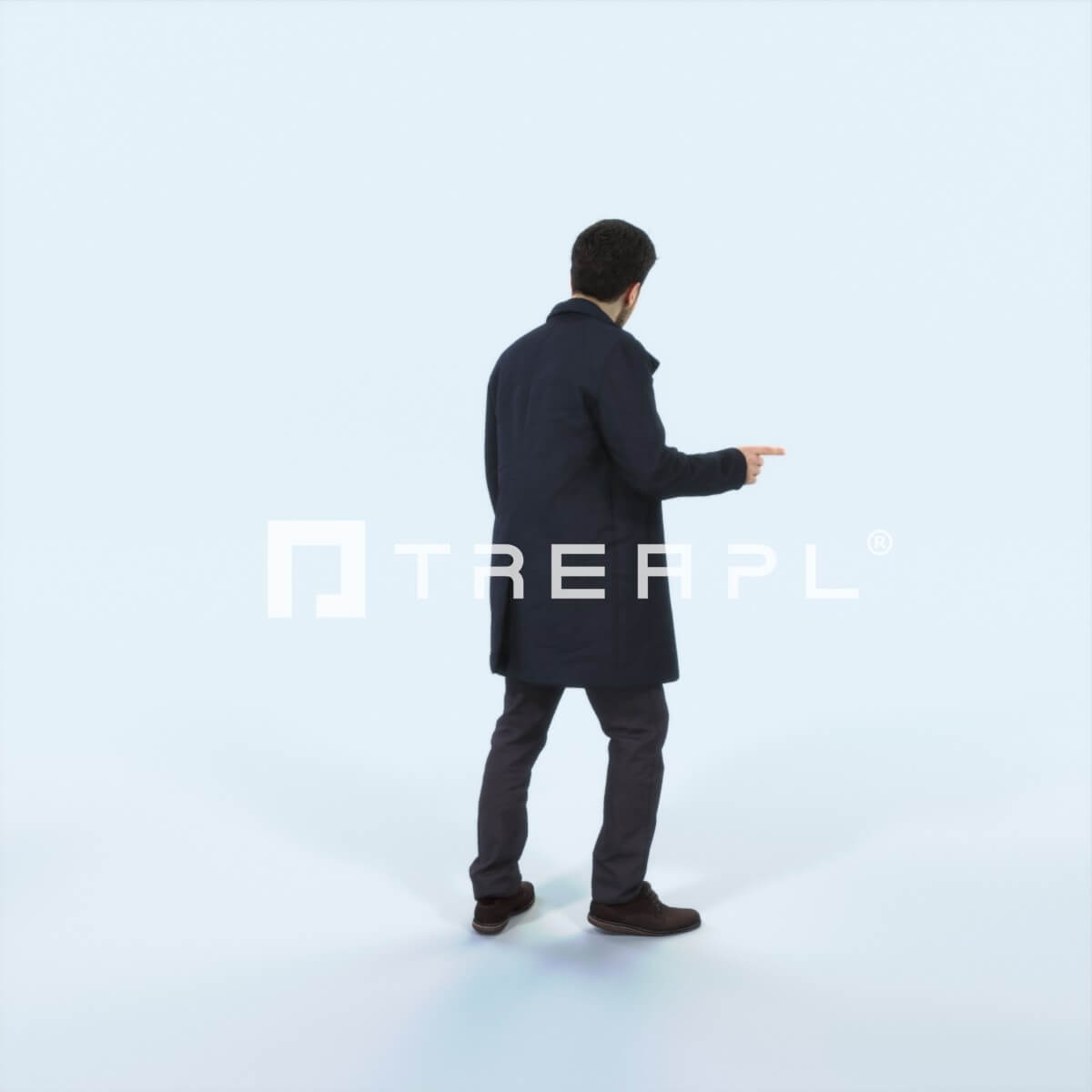 Flow 092G walking Elegant Man (8k Textures) - 3D Model by Treapl
