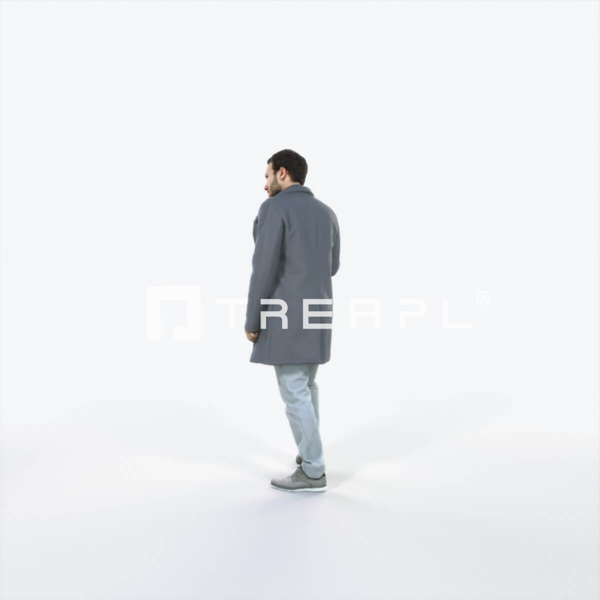 Flow 09I walking Elegant Man - 3D Model by Treapl