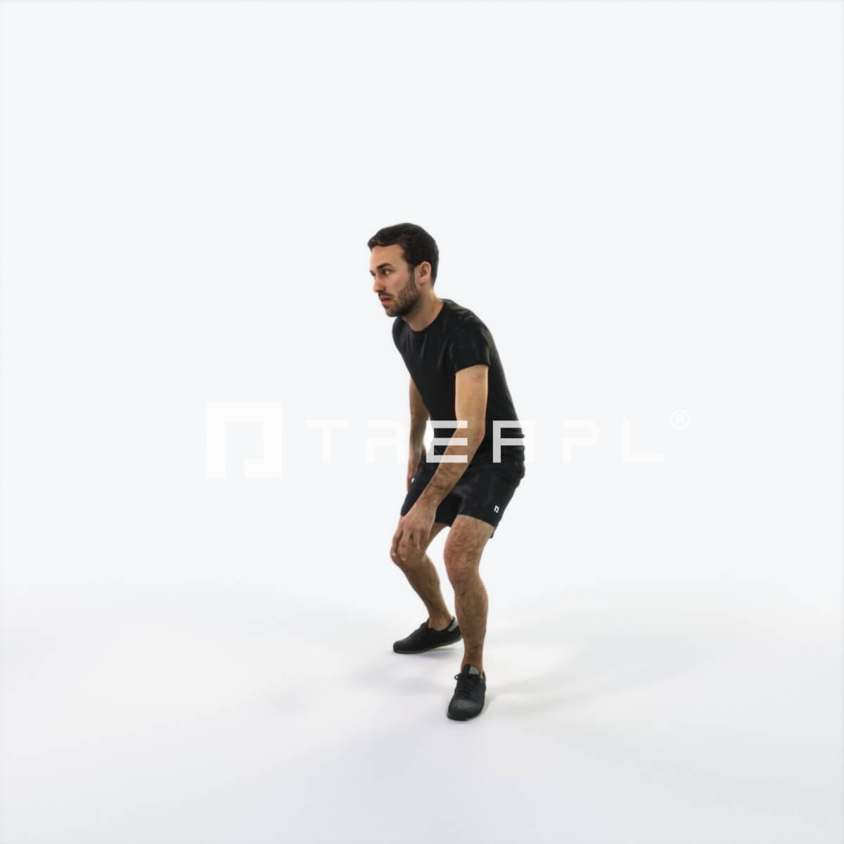 Flow 18B Football Changing Direction Sports Man - 3D Model by Treapl