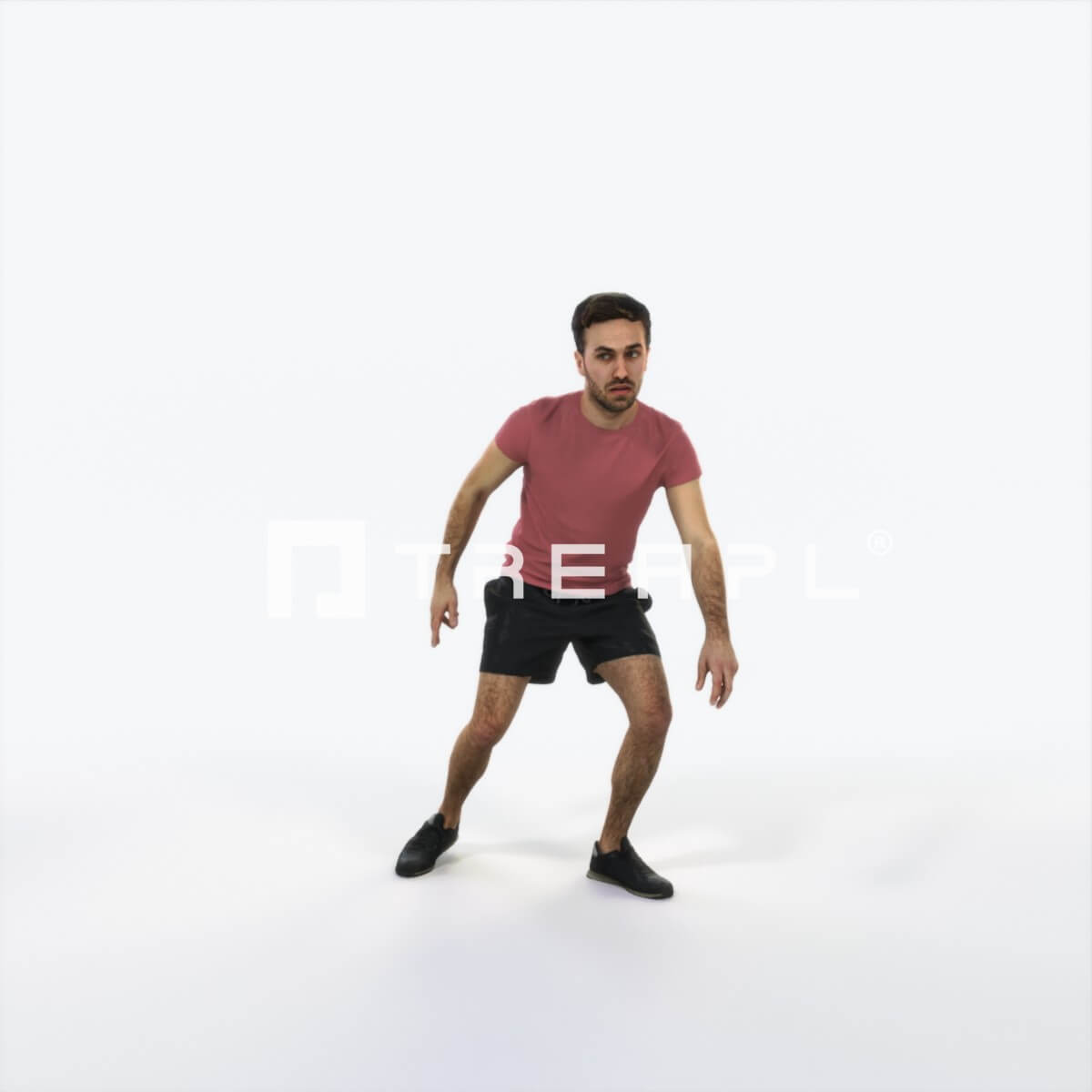 Flow 18E Football Changing Direction Sports Man - 3D Model by Treapl