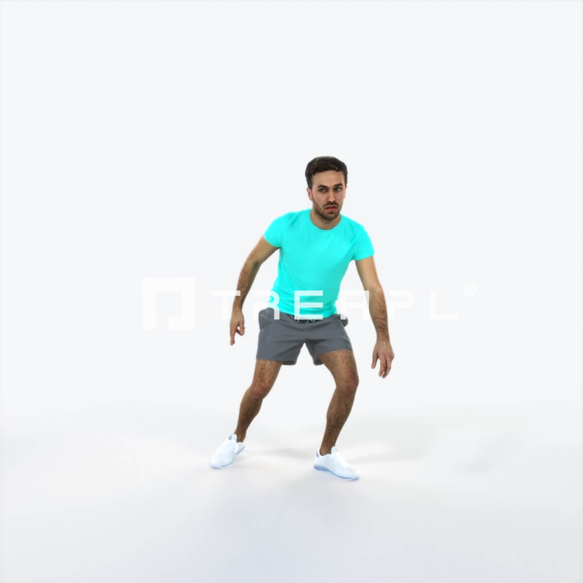 Flow 18L Football Changing Direction Sports Man - 3D Model by Treapl