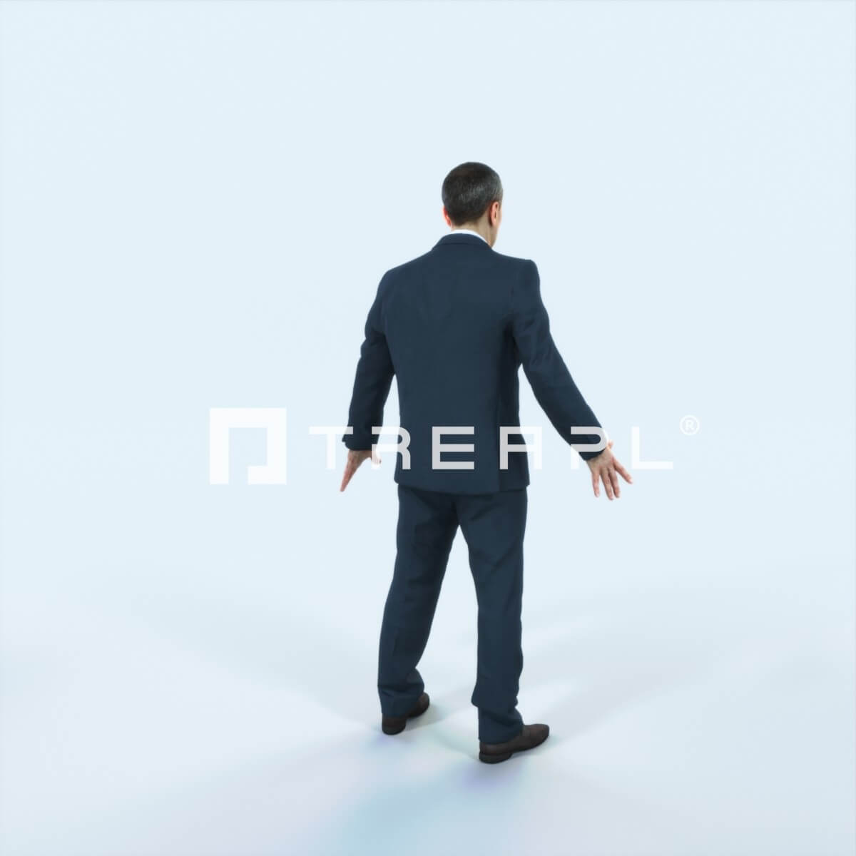 Fortitude 01K Animated Rigged Elegant Man - 3D Model by Treapl