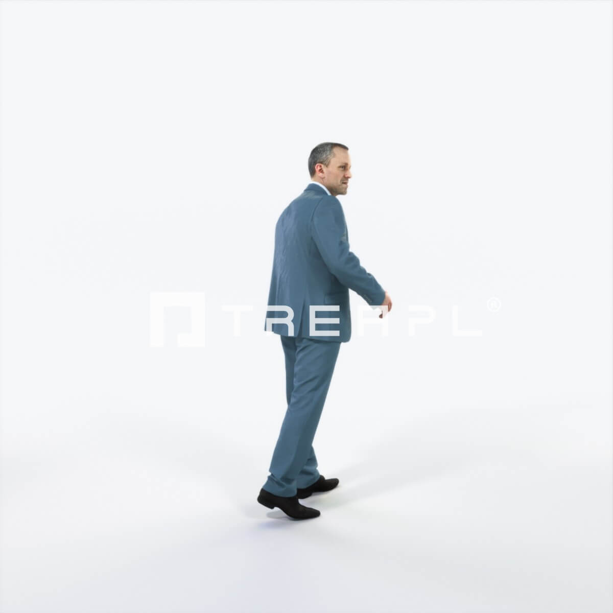 Fortitude 08E walking Elegant Man - 3D Model by Treapl