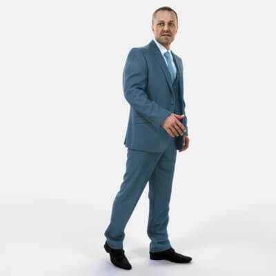 Fortitude 08E walking Elegant Man - 3D Model by Treapl