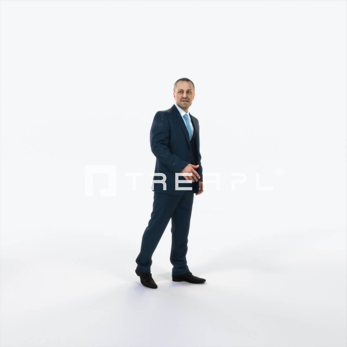 Fortitude 08I walking Elegant Man - 3D Model by Treapl