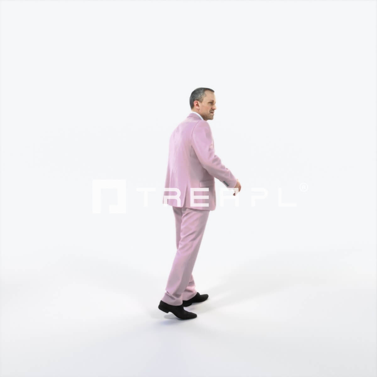 Fortitude 08K walking Elegant Man - 3D Model by Treapl