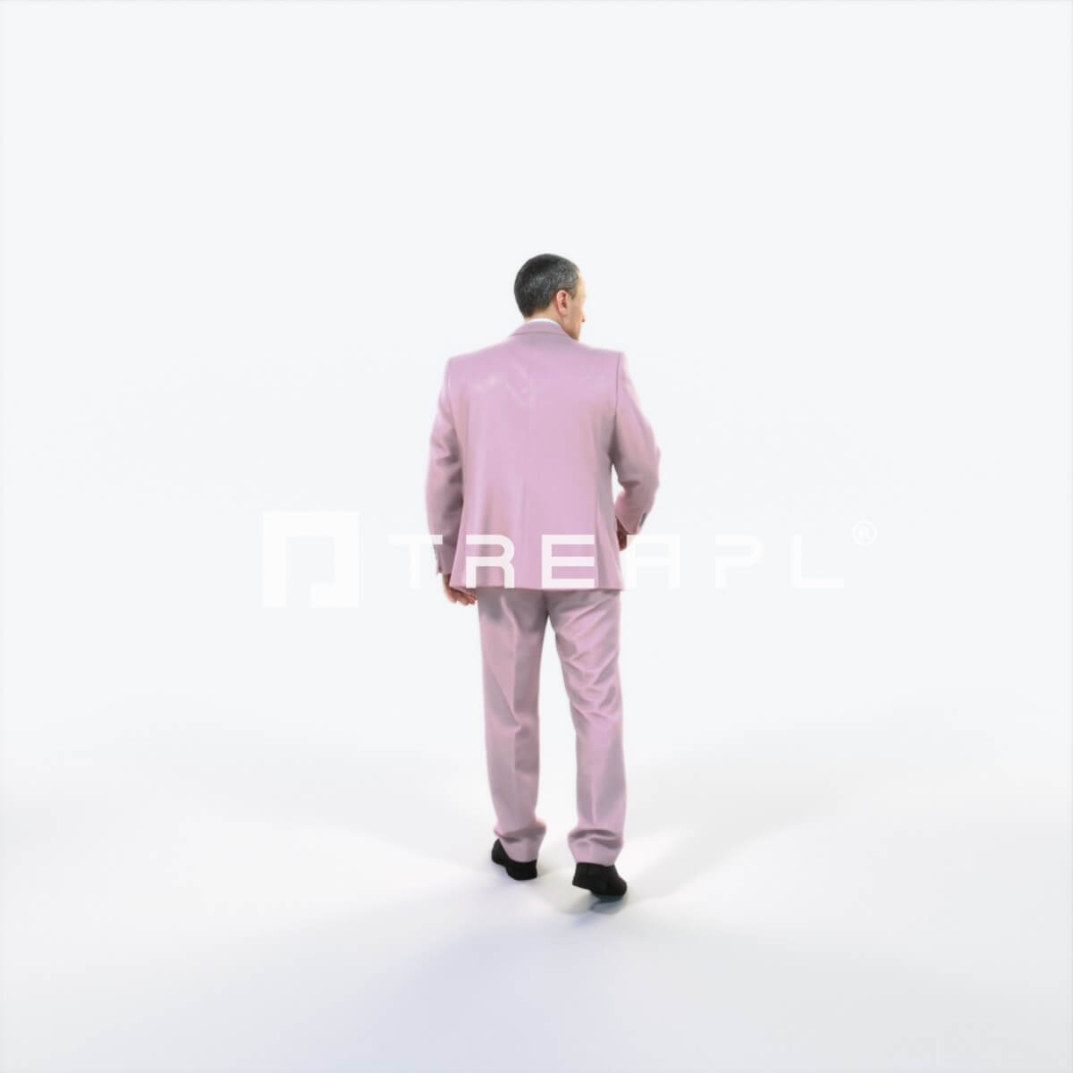 Fortitude 08K walking Elegant Man - 3D Model by Treapl