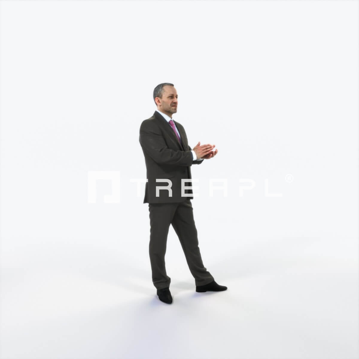 Fortitude 17F Clapping Elegant Man - 3D Model by Treapl