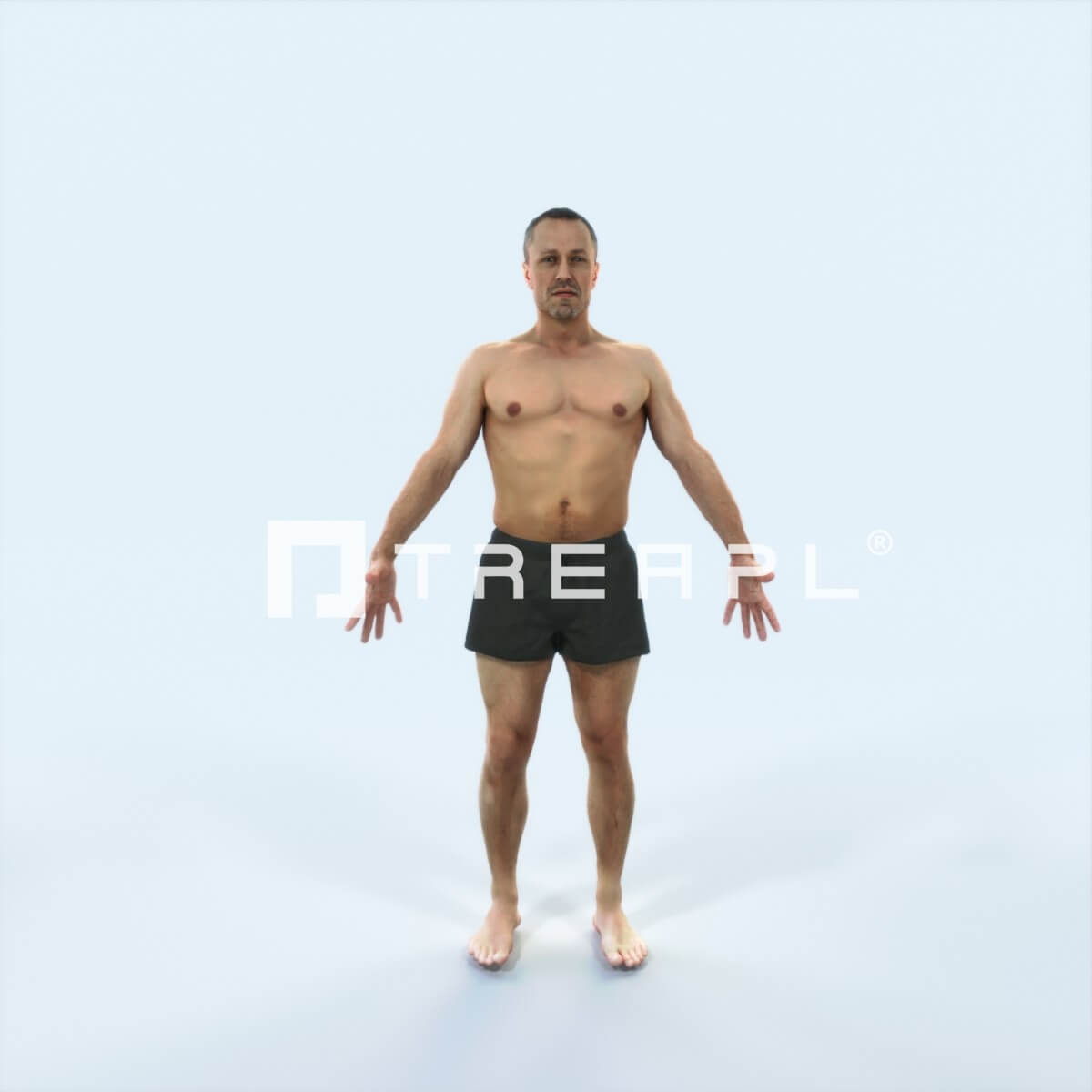 Fortitude A Animated Rigged Beach Sports Man - 3D Model by Treapl