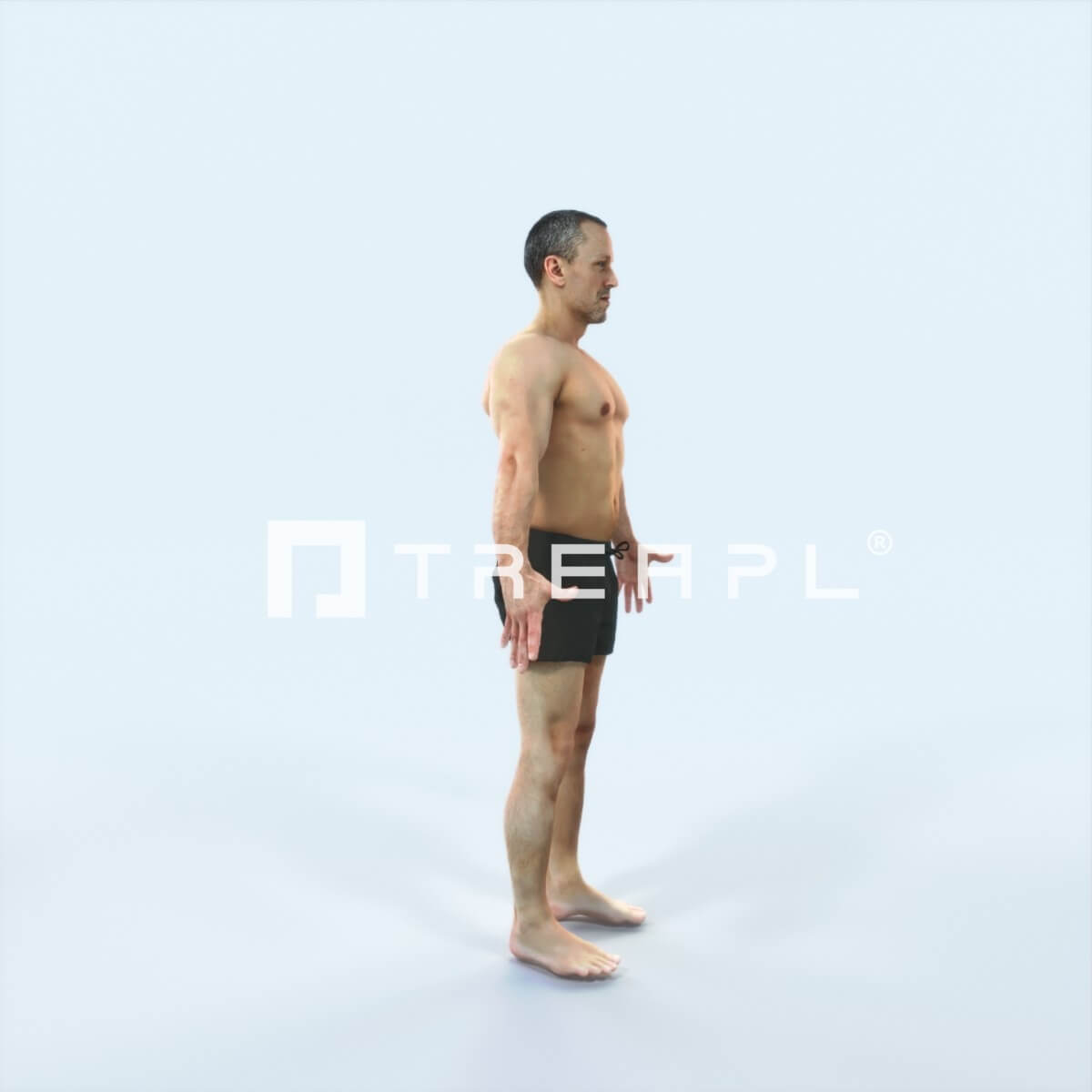 Fortitude A Animated Rigged Beach Sports Man - 3D Model by Treapl