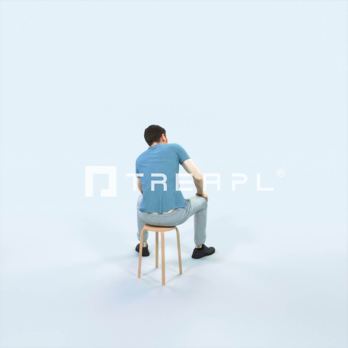 Jayne 02E Summer Cell Phone Sitting Casual Man (8k Textures) - 3D Model ...