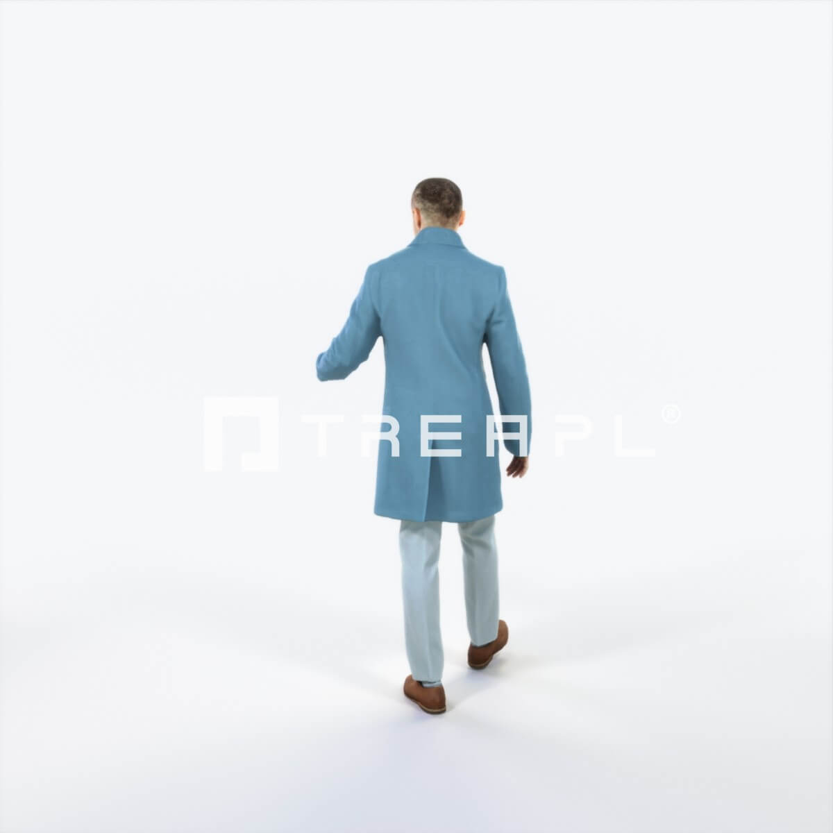 Master 10D Couple walking Business Man - 3D Model by Treapl