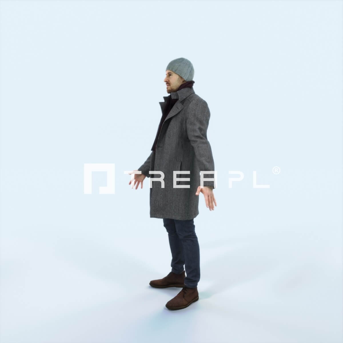 Master A Animated Rigged Business Man - 3D Model by Treapl