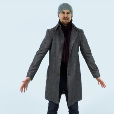 Master A Animated Rigged Business Man - 3D Model by Treapl