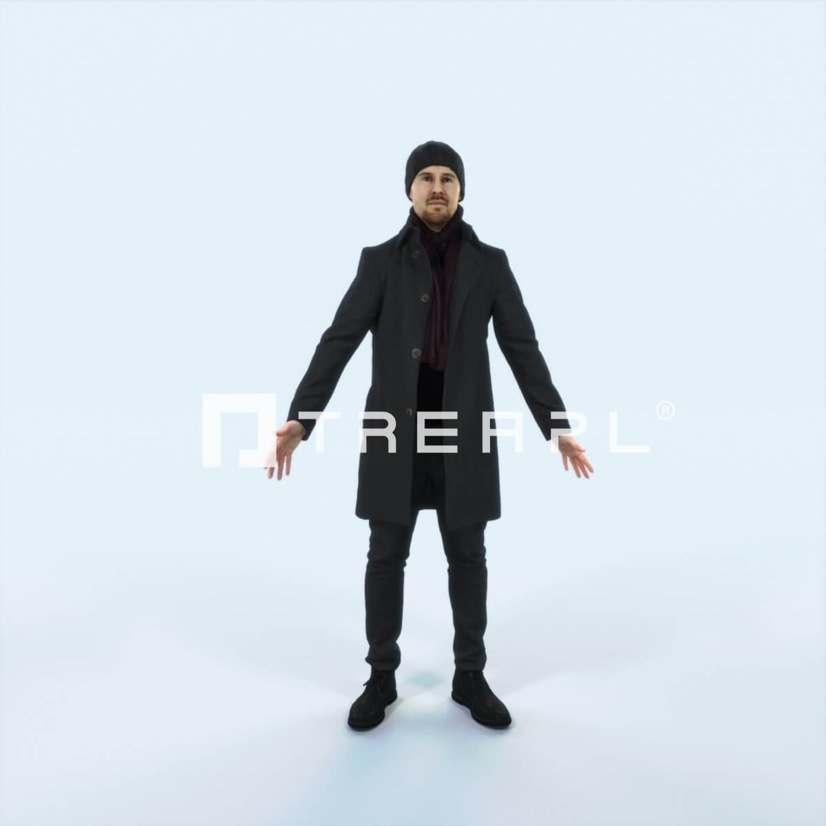 Master B Animated Rigged Business Man - 3D Model by Treapl