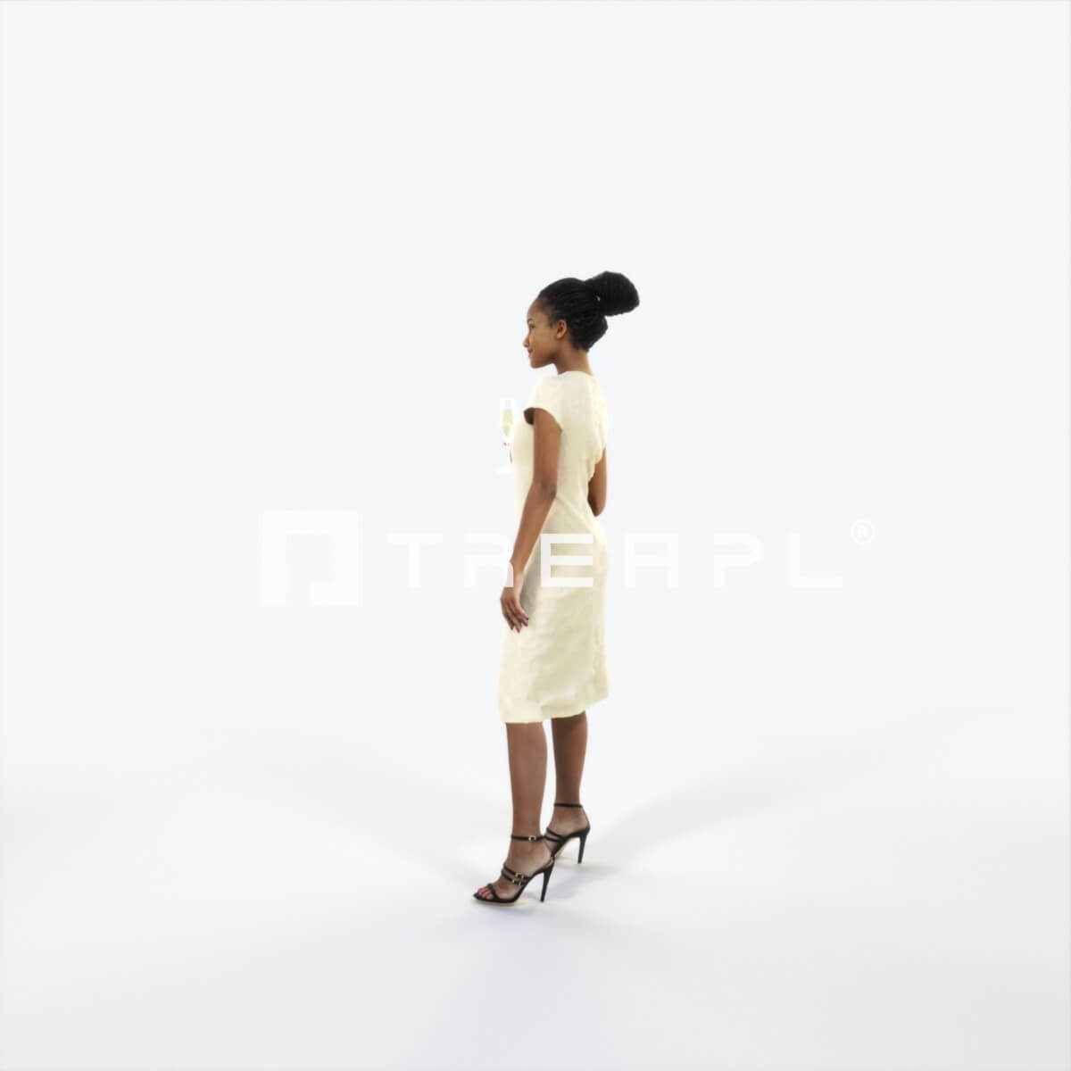 May 30D Holding Event Elegant Woman - 3D Model by Treapl