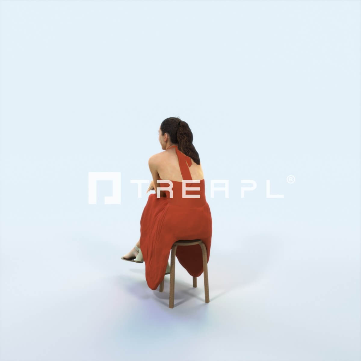 Mirage 03I Listening Summer Sitting Casual Woman (8k Textures) - 3D ...