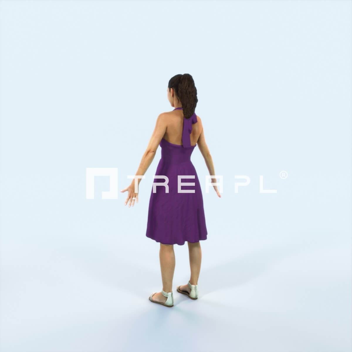 Mirage G Animated Rigged Casual Woman - 3D Model by Treapl