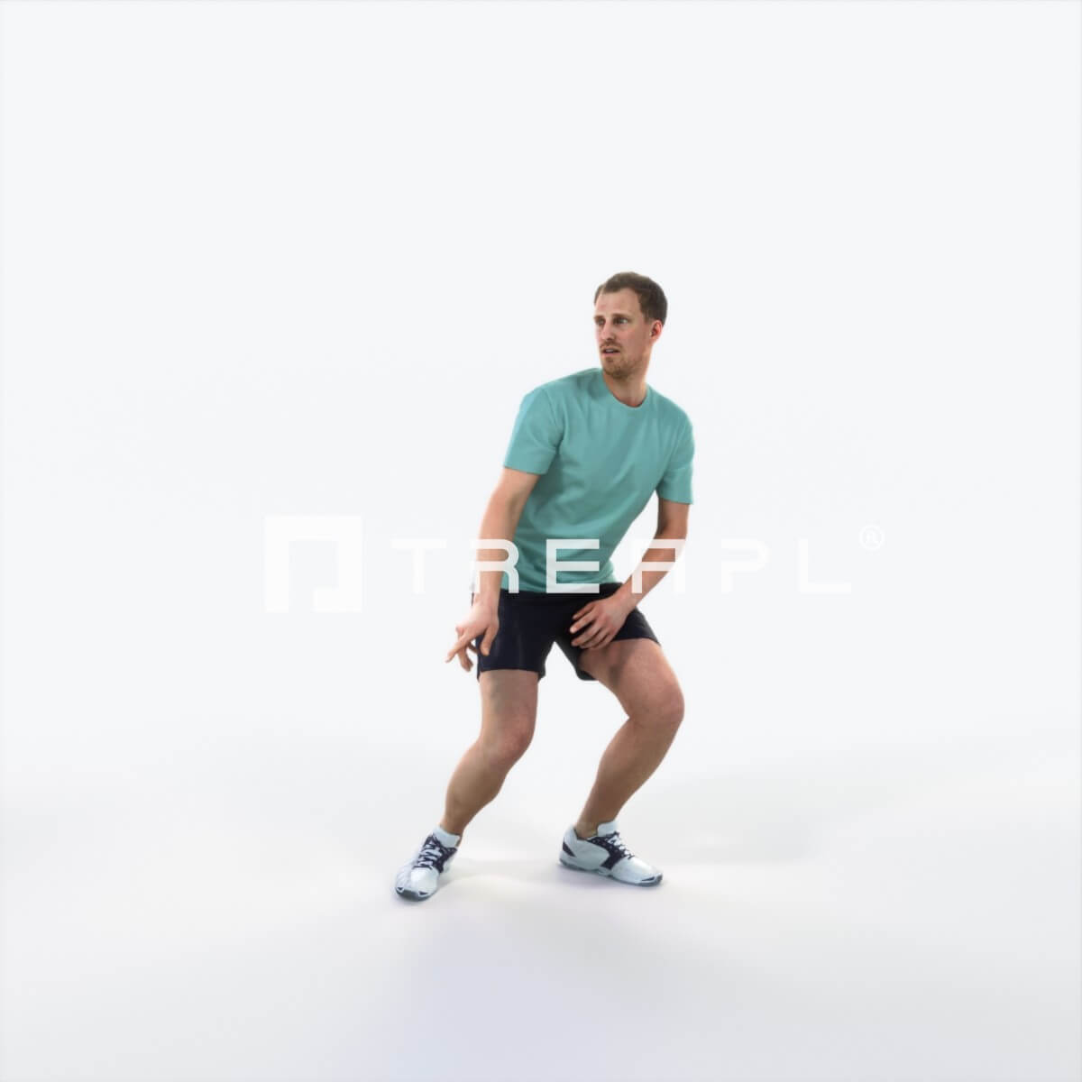 Mistery 08G Football Changing Direction Sports Man - 3D Model by Treapl