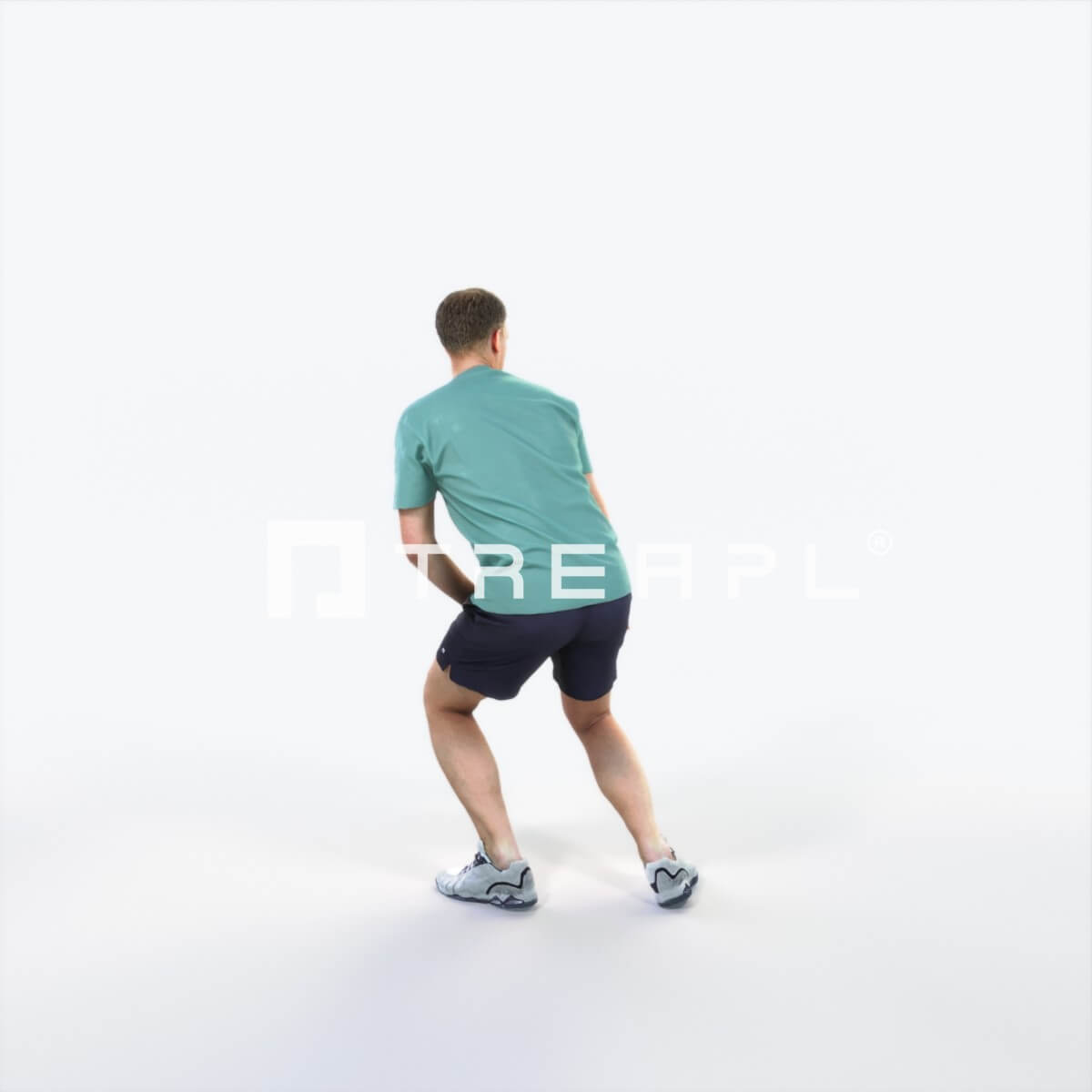 Mistery 08G Football Changing Direction Sports Man - 3D Model by Treapl