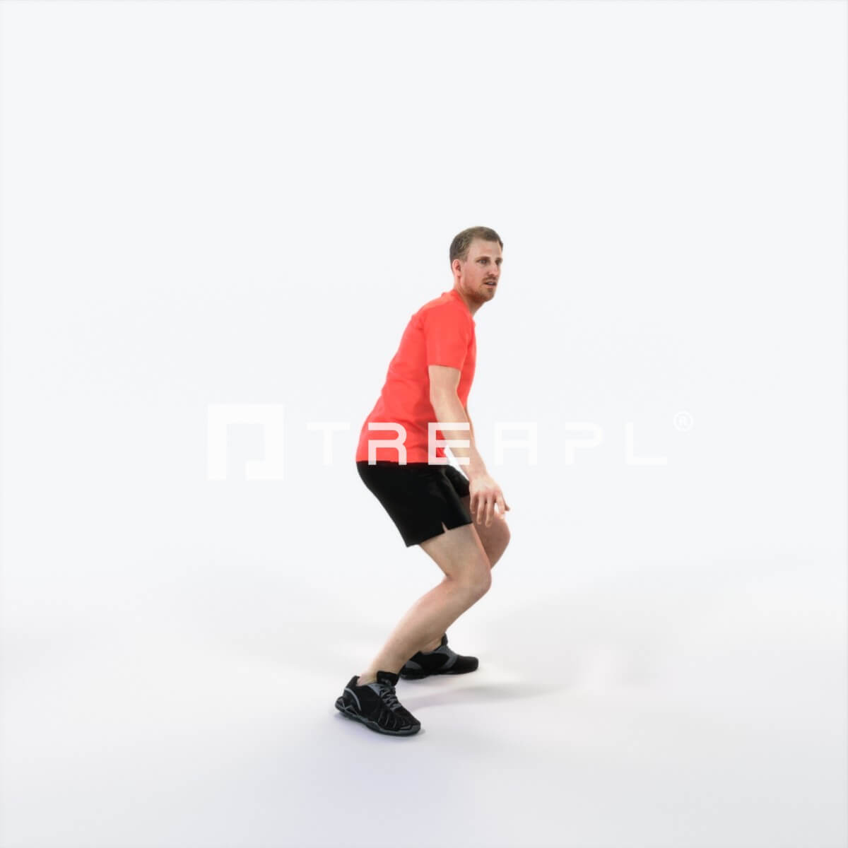 Mistery 08L Football Changing Direction Sports Man - 3D Model by Treapl