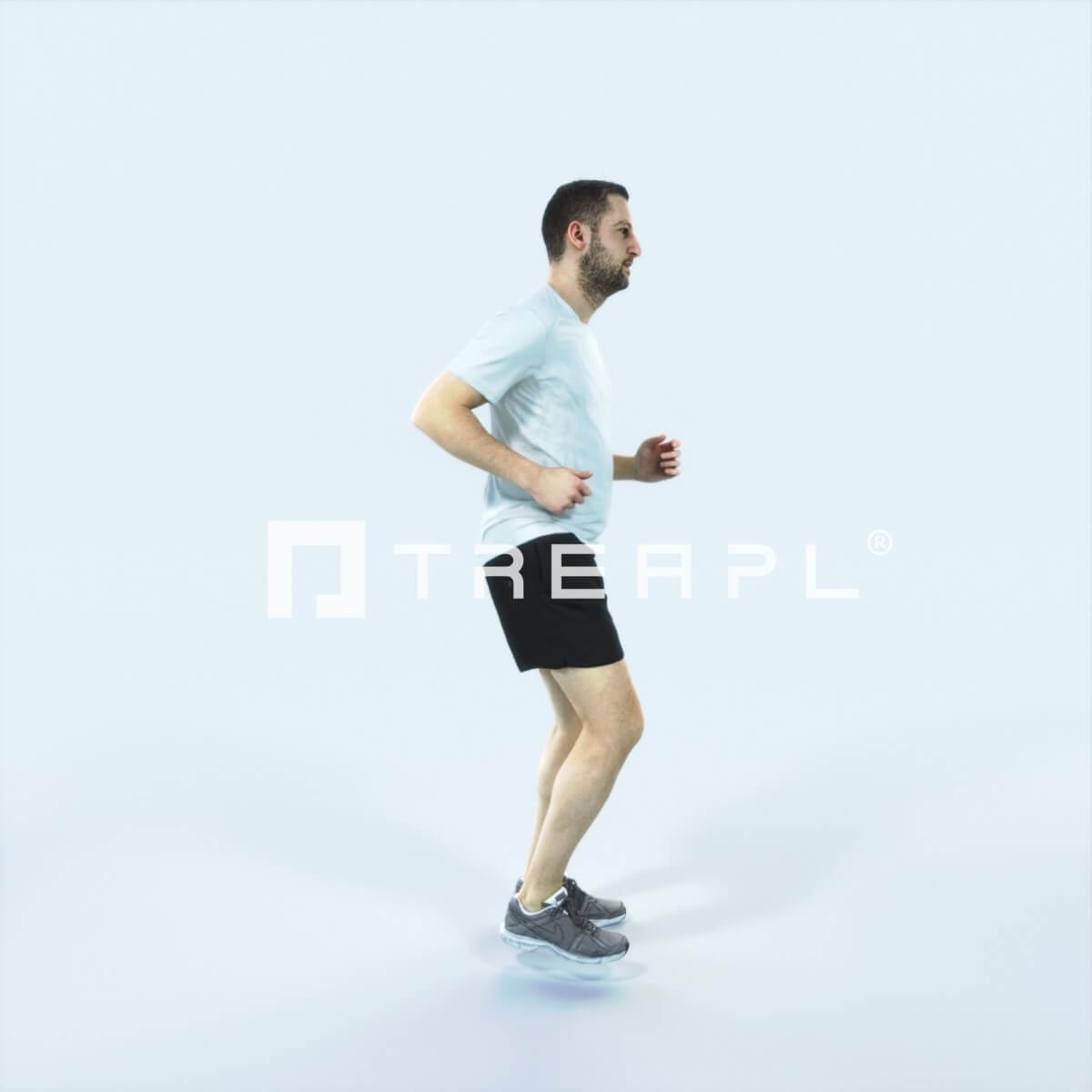 Portrait 07C Running Jogging Football Sports Man (8k Textures) - 3D ...