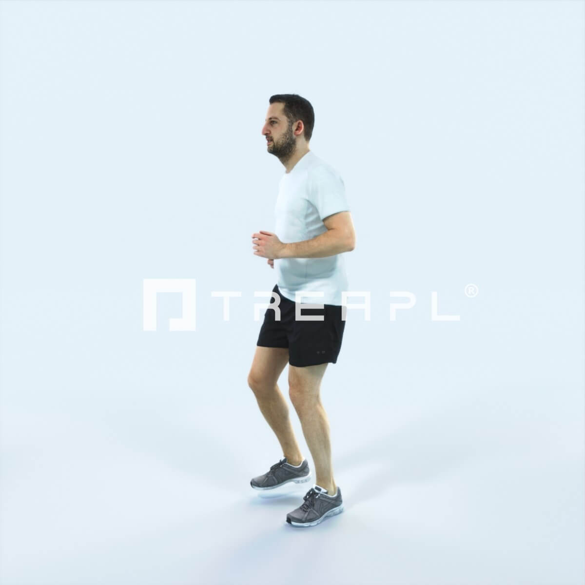Portrait 07C Running Jogging Football Sports Man (8k Textures) - 3D ...