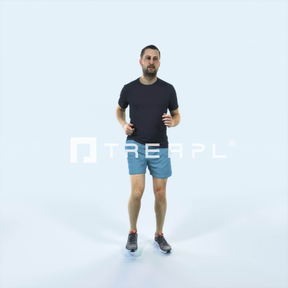 Portrait 07G Running Jogging Football Sports Man (8k Textures) - 3D ...