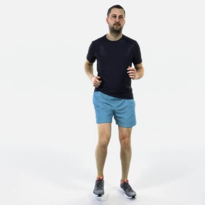 Portrait 07G Running Jogging Football Sports Man - 3D Model by Treapl