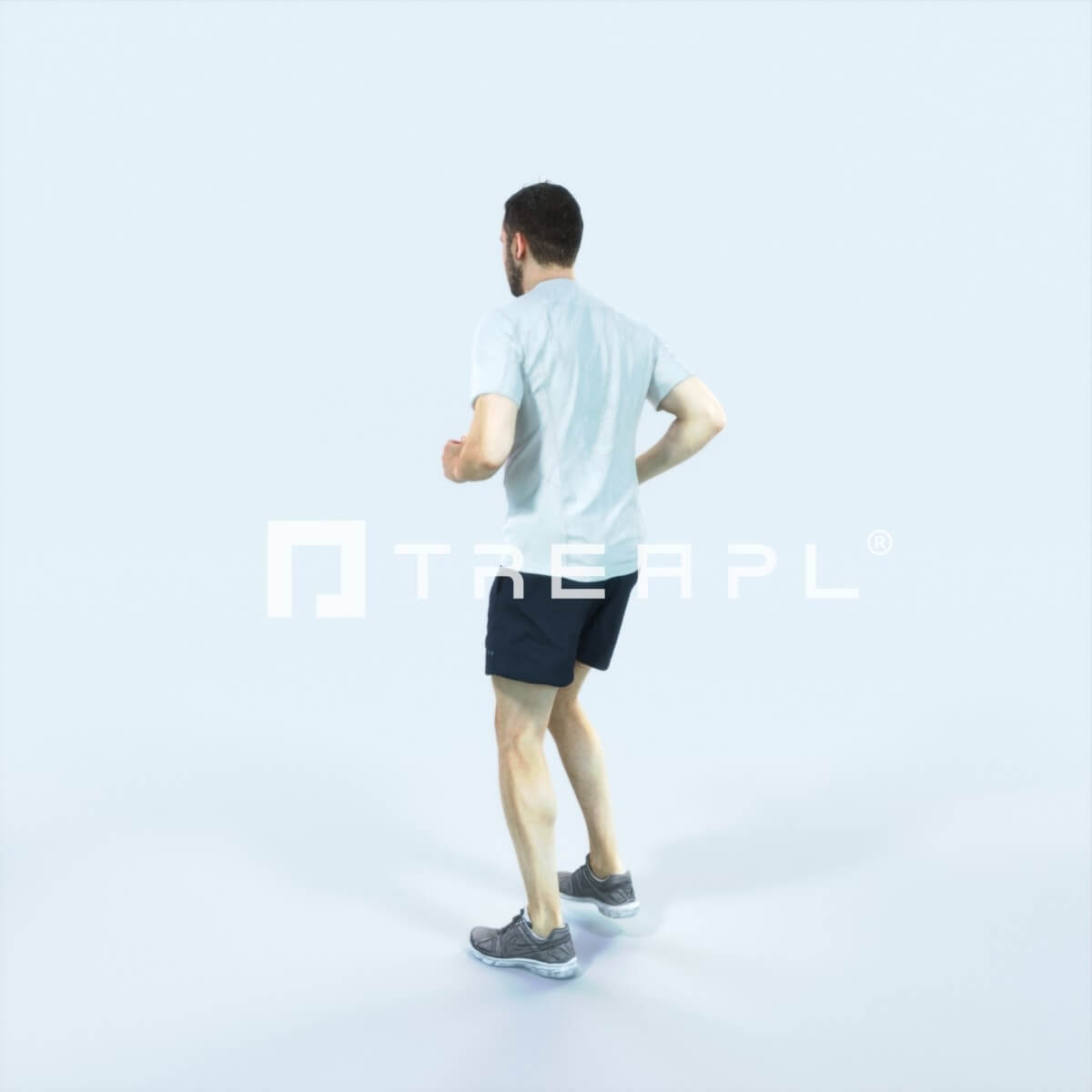 Portrait 07I Running Jogging Football Sports Man (8k Textures) - 3D ...