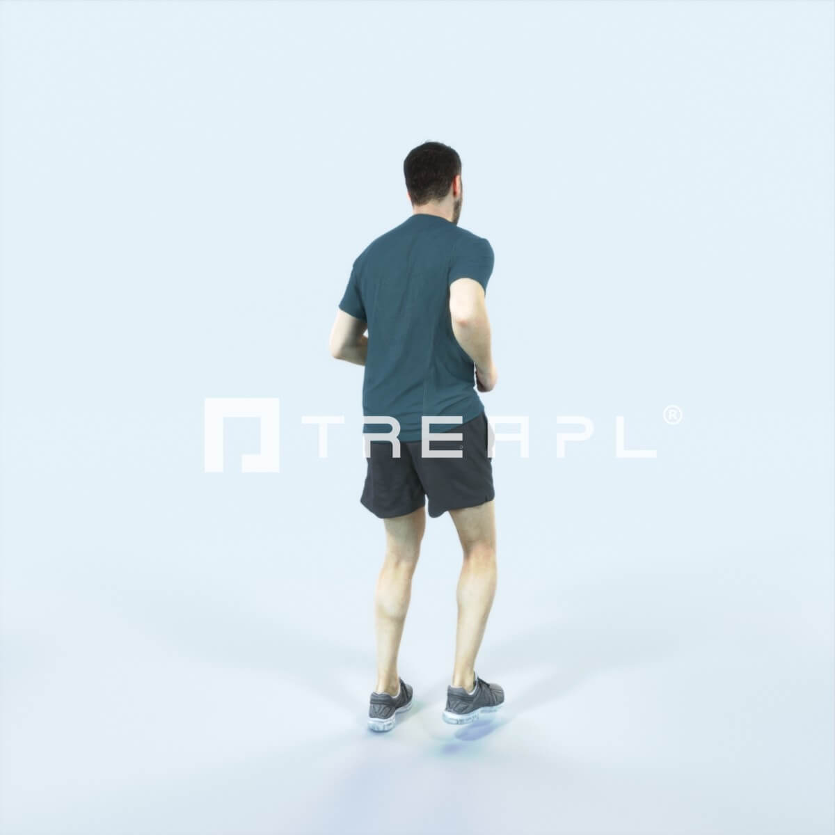 Portrait 07K Running Jogging Football Sports Man (8k Textures) - 3D ...