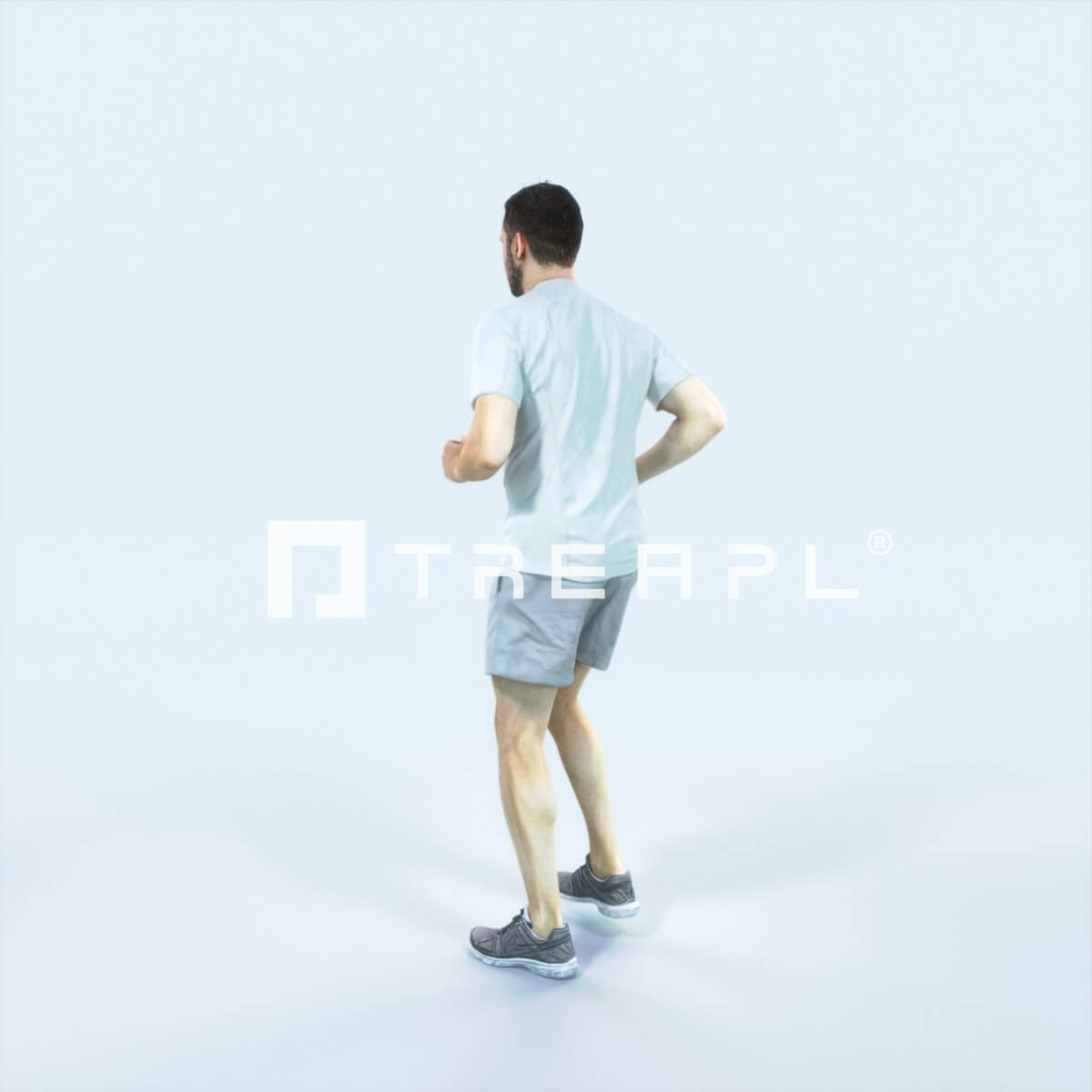 Portrait 07M Running Jogging Football Sports Man (8k Textures) - 3D ...