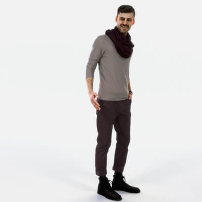 Posture 03E Couple Casual Man - 3D Model by Treapl