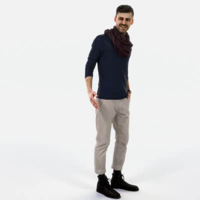 Posture 03G Couple Casual Man - 3D Model by Treapl