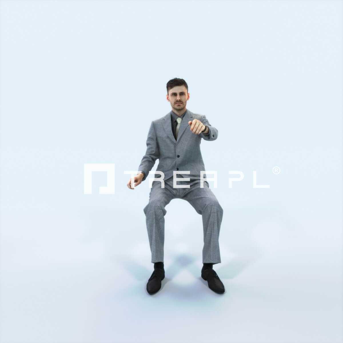 Posture 20A Driver Driving Driver Driving Sitting Elegant Man (8k ...