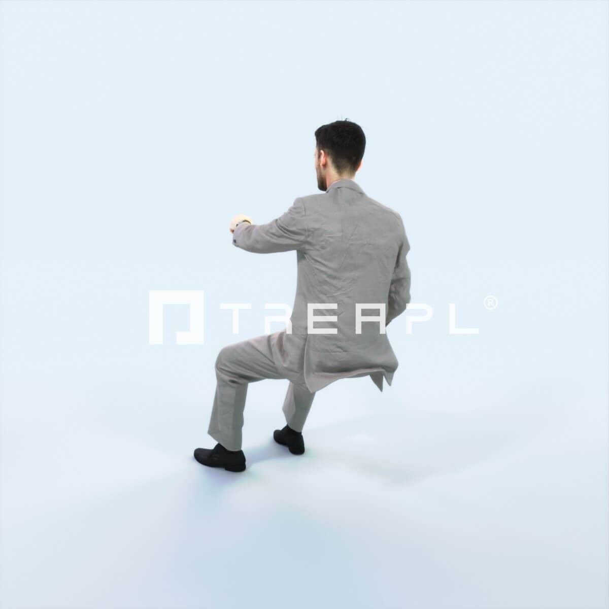 Posture 20E Driver Driving Driver Driving Sitting Elegant Man (8k ...