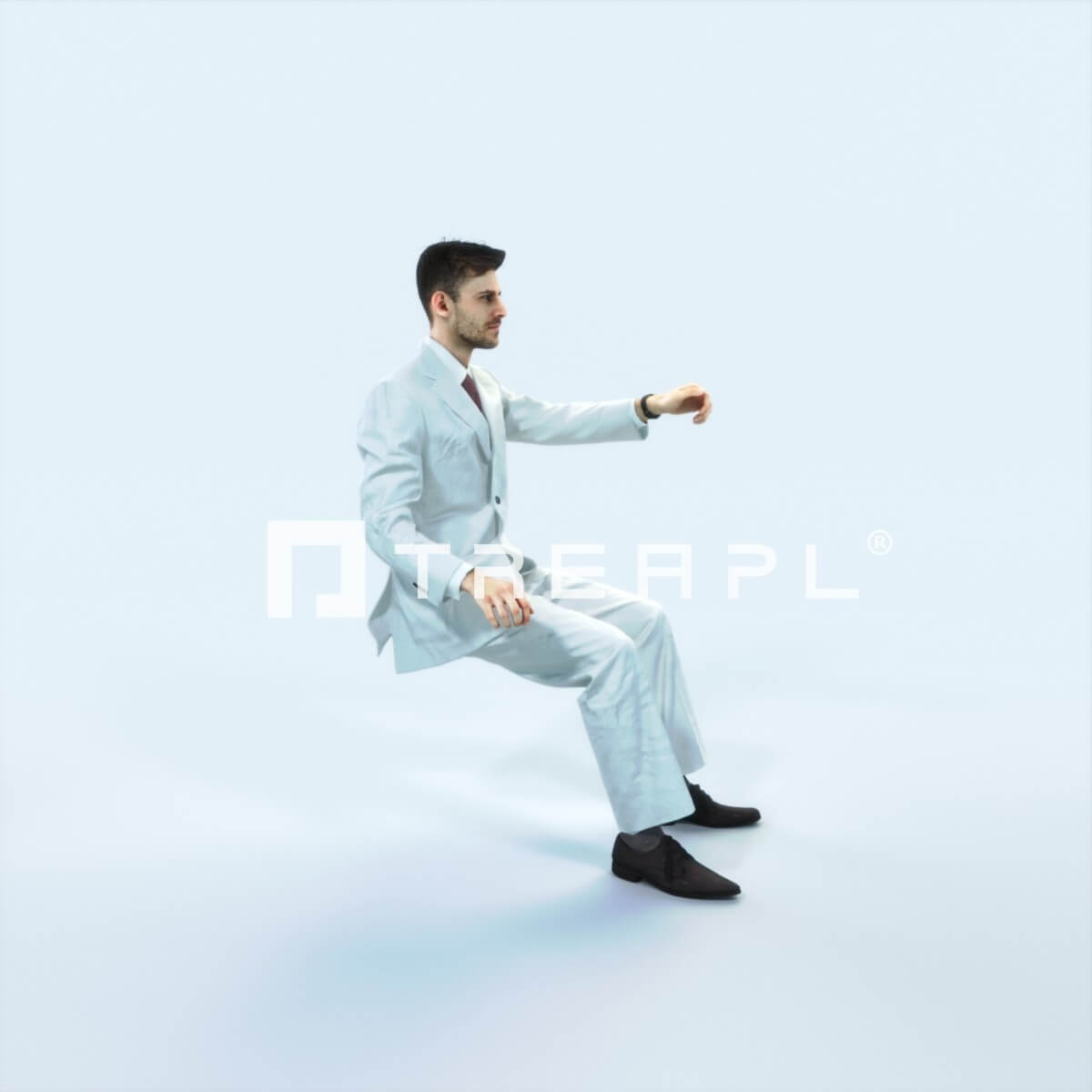 Posture 20M Driver Driving Driver Driving Sitting Elegant Man (8k ...