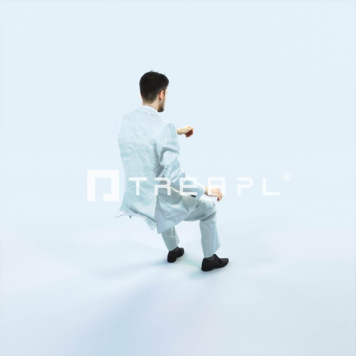 Posture 20M Driver Driving Driver Driving Sitting Elegant Man (8k ...