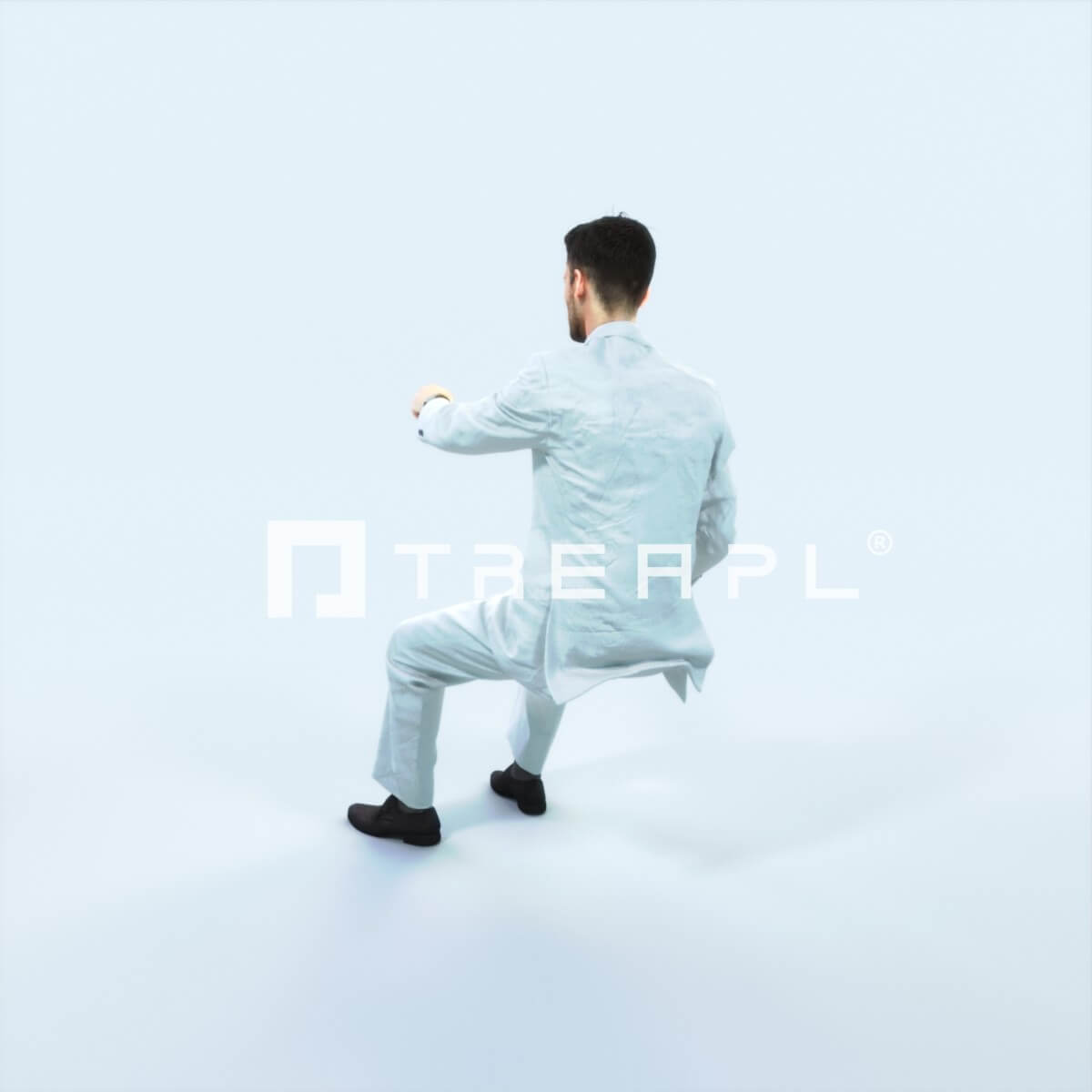 Posture 20M Driver Driving Driver Driving Sitting Elegant Man (8k ...