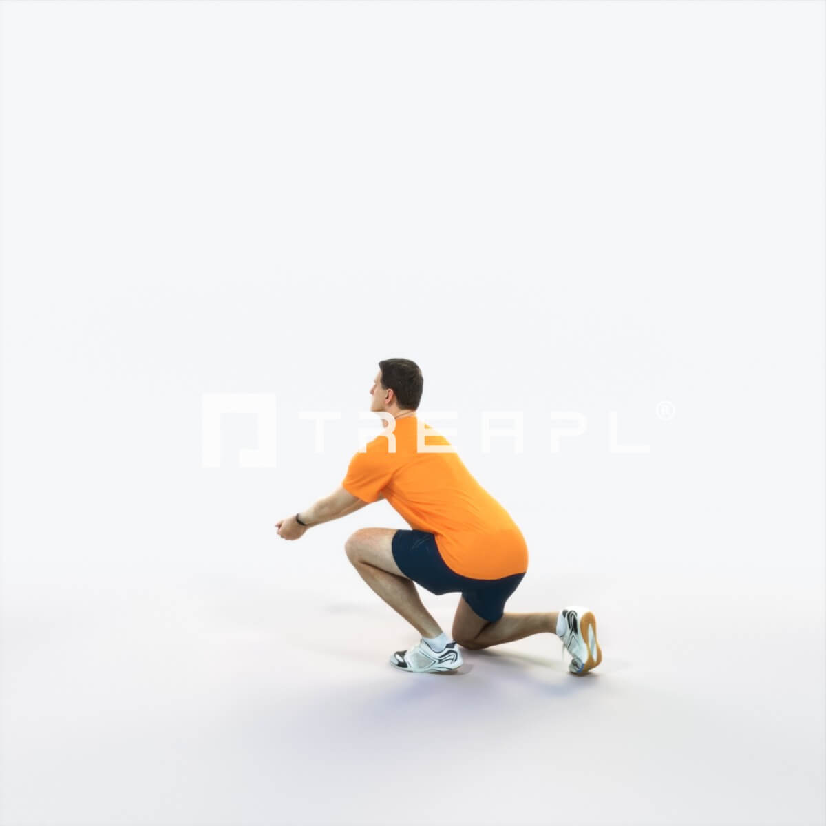 Romance 03L Volleyball Digging Sports Man - 3D Model by Treapl