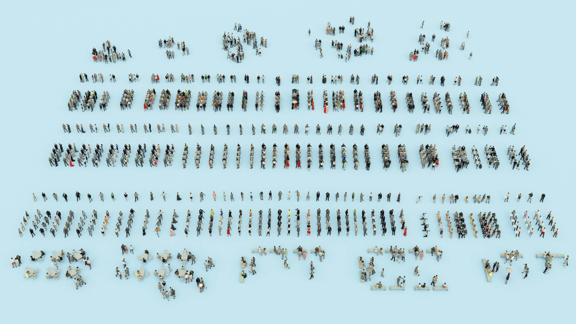 People Ultimate Speed 3D Crowds by Treapl