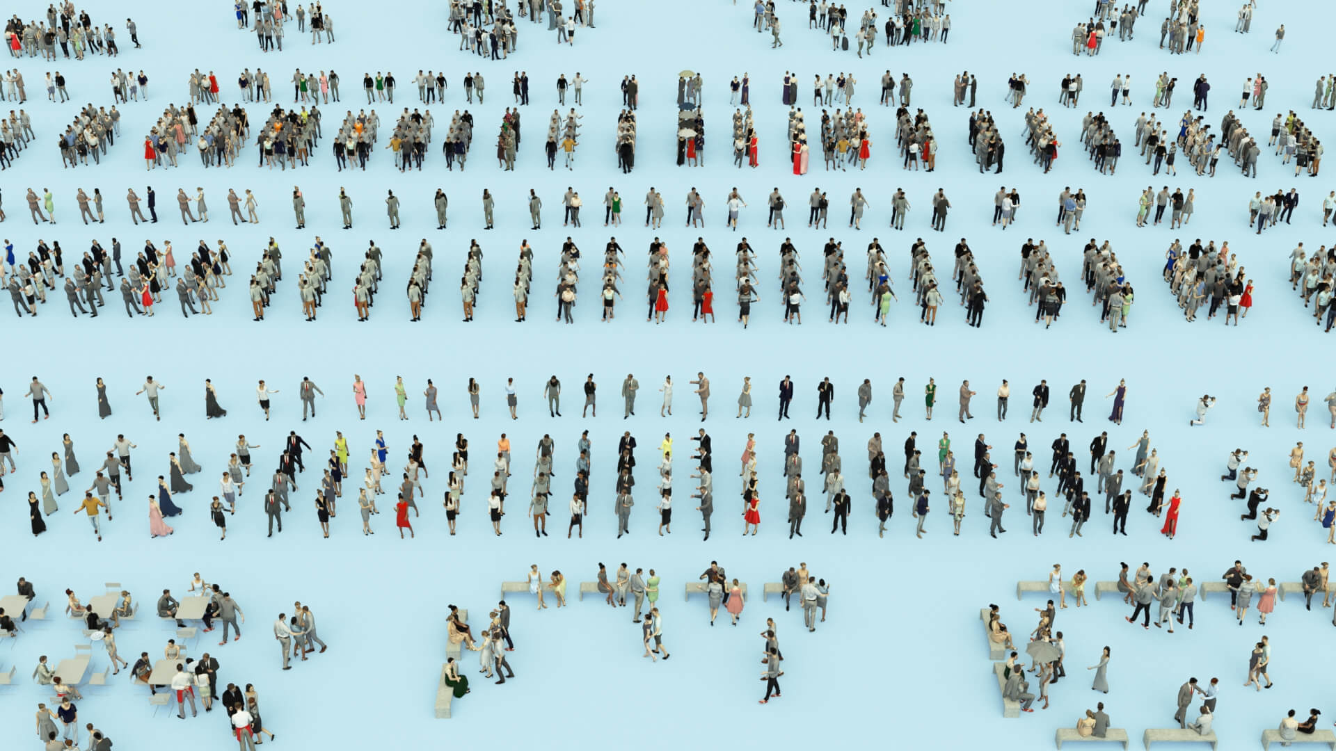 People Ultimate Speed 3D Crowds by Treapl