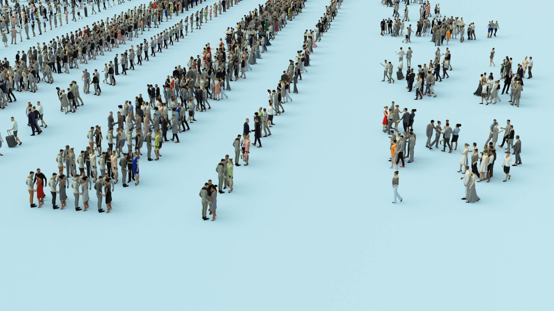 People Ultimate Speed 3D Crowds by Treapl