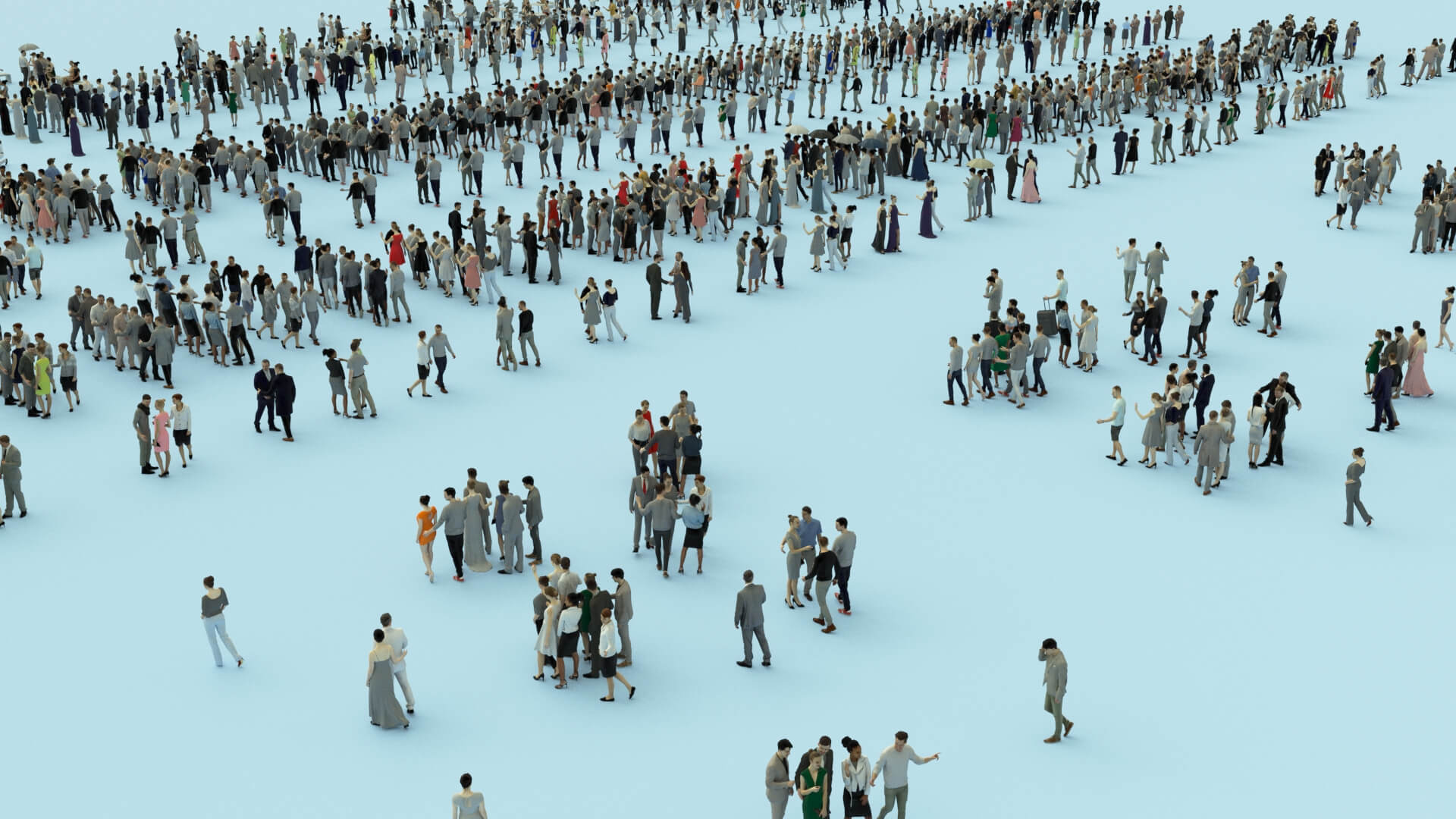 People Ultimate Speed 3D Crowds by Treapl