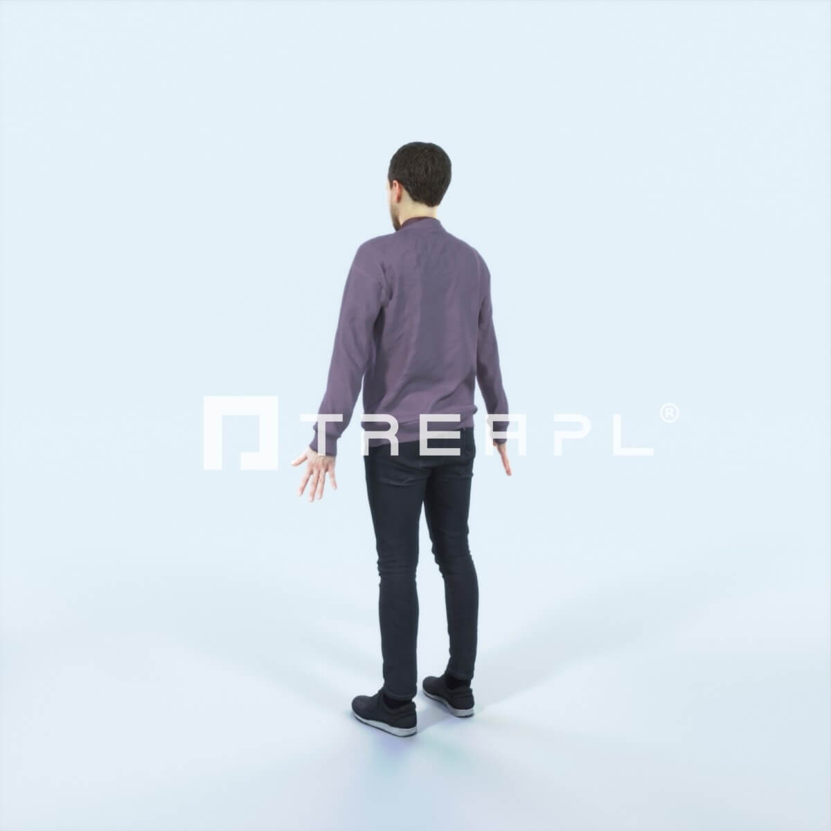 Veracity 12 E Animated Rigged Casual Man 3d Model By Treapl