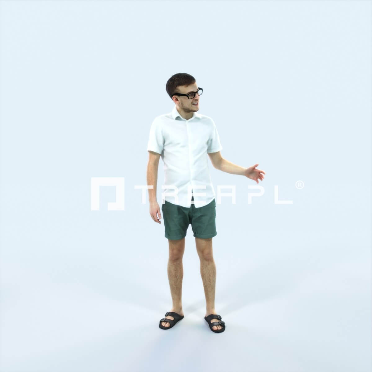 Veracity 17a Explaining Couple Summer Casual Man 8k Textures 3d Model By Treapl