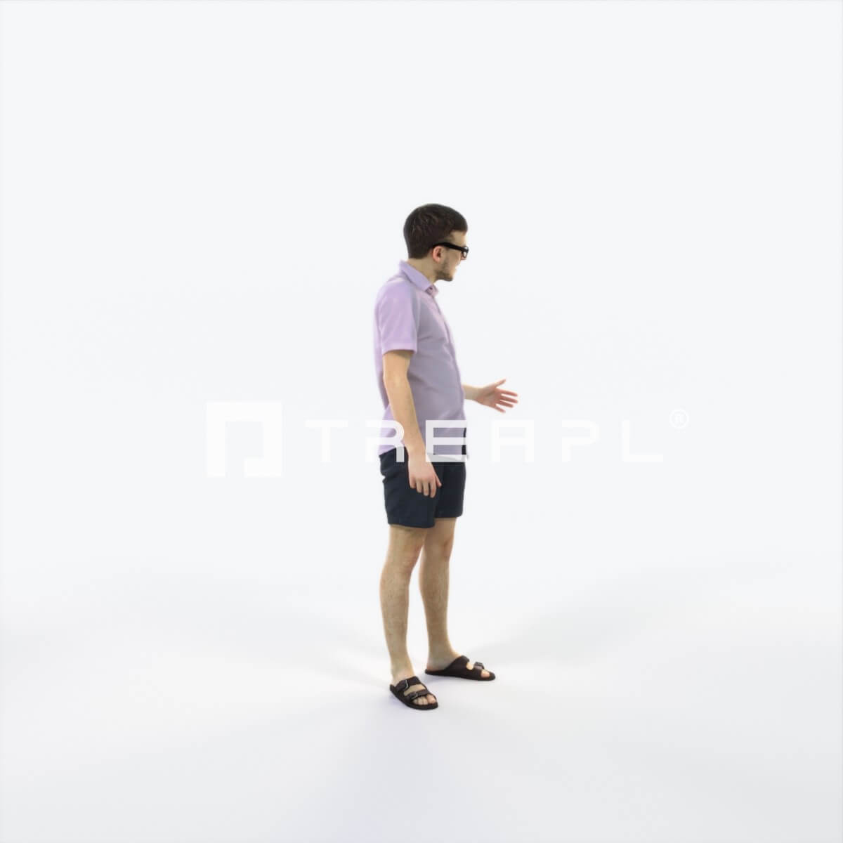 Veracity 17e Explaining Couple Summer Casual Man 3d Model By Treapl
